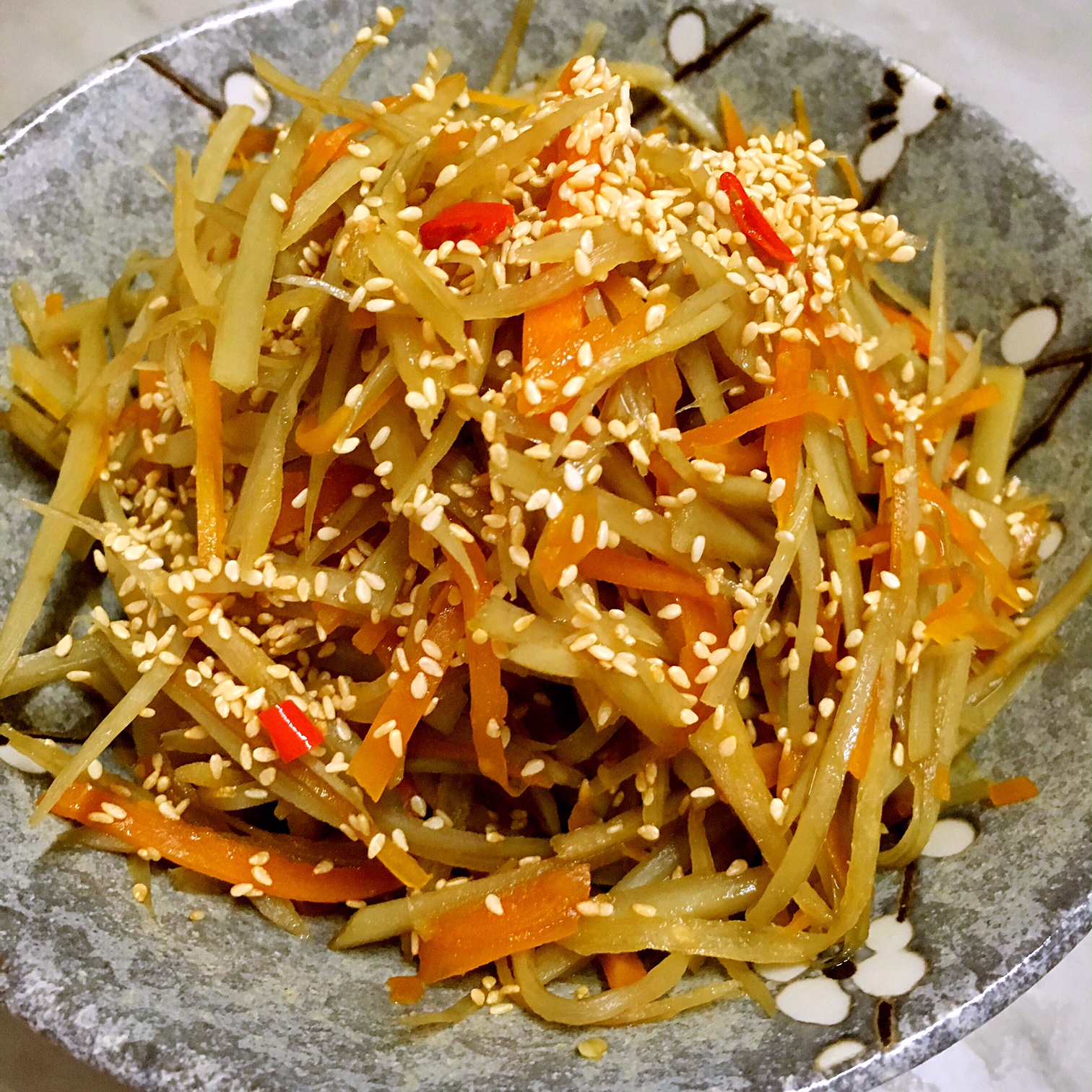 Stir Fry Burdock (Kinpira Gobo) - Linda's Cravings