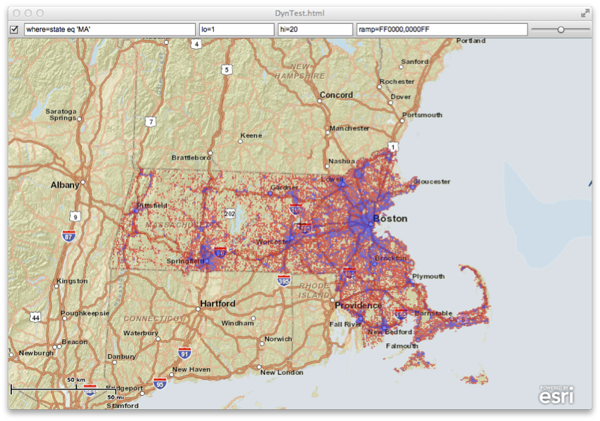 Thunderhead Explorer: BigData: Terracotta BigMemory and ArcGIS Webmaps