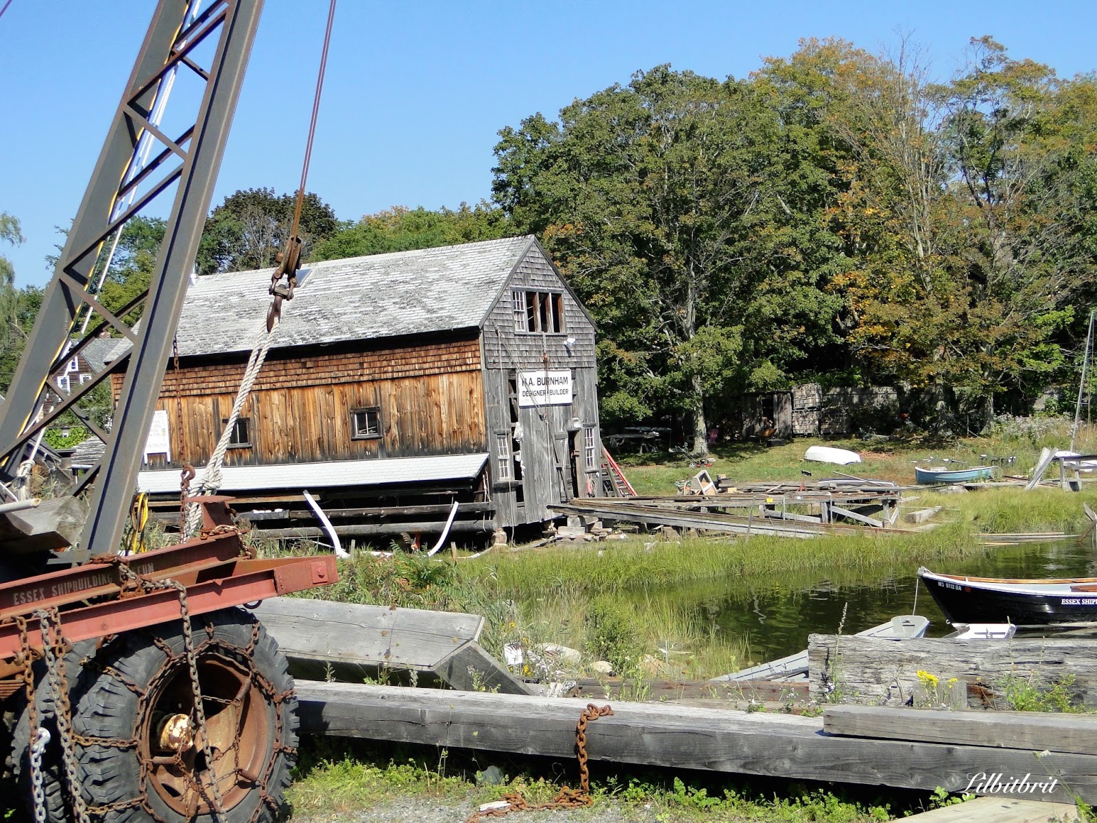 A Little Bit of British from Across The Pond: Essex Boat Building Yard ...