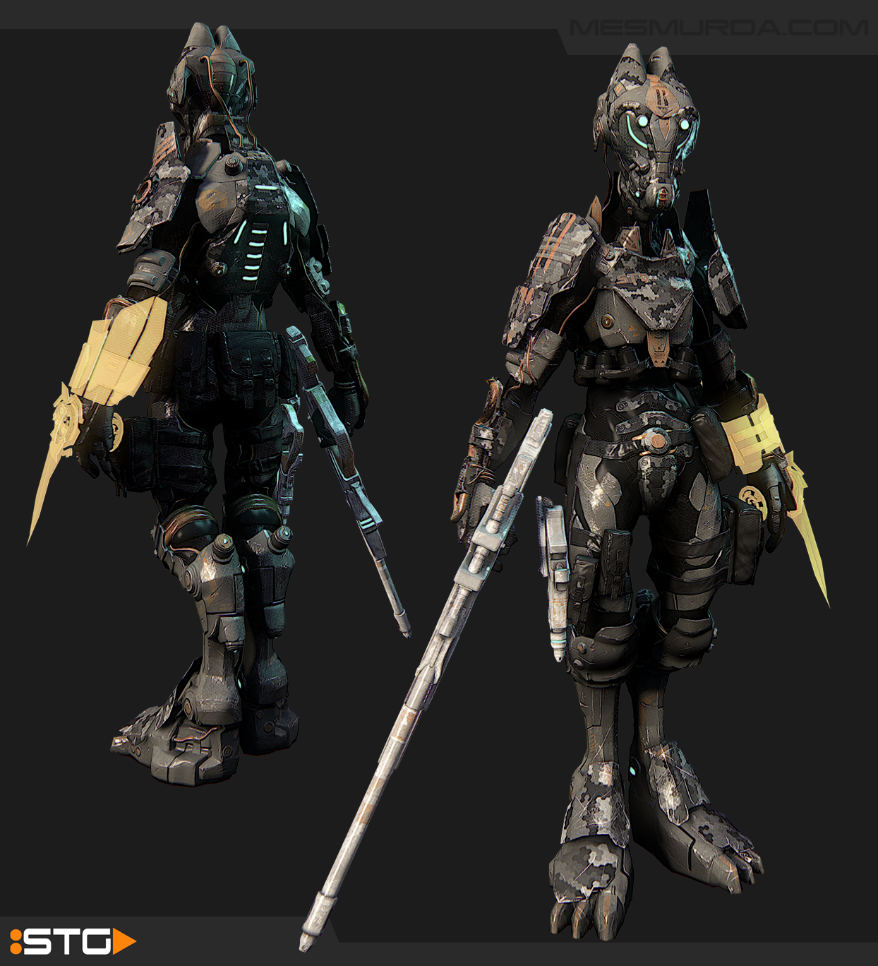 mesmurda: Salarian STG, Mass Effect