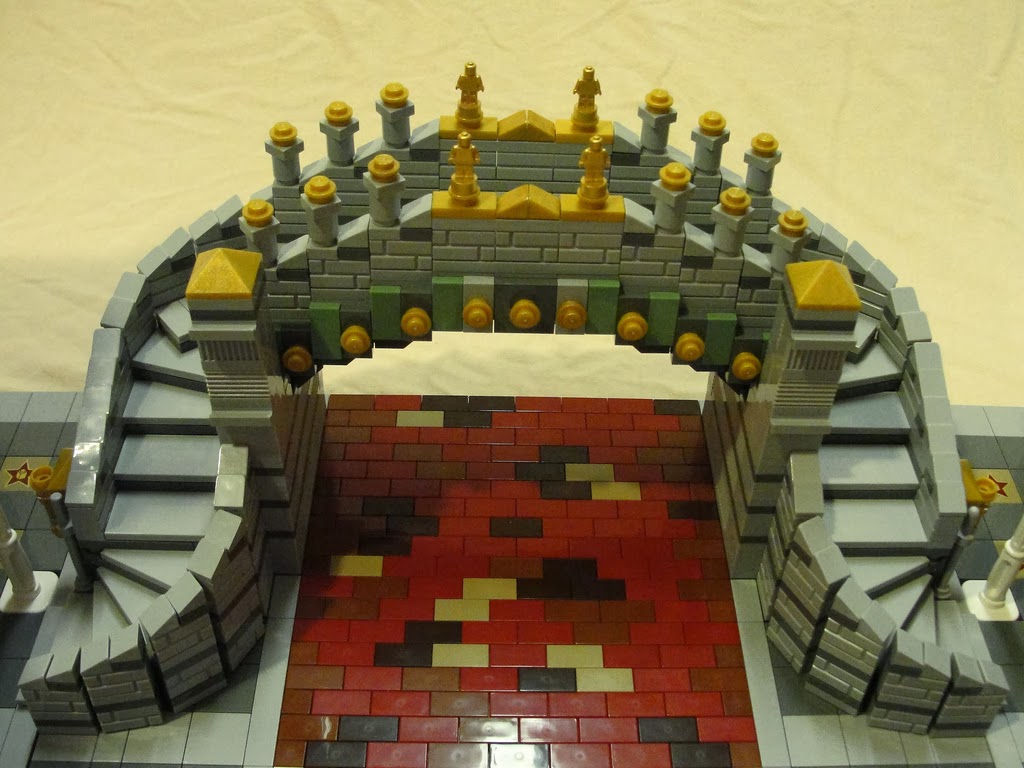 DeToyz: Lego MOC - Cobblestone Street and Bridge