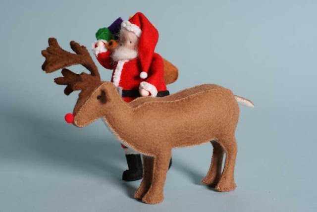 Septemberspring Galerie: Kerstman en Rudolf het rendier met de rode neus