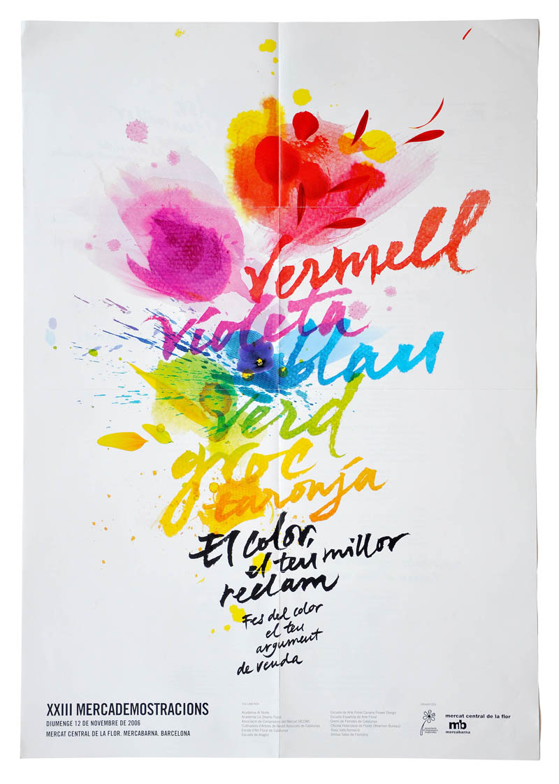 Ivan Castro, caligrafia y lettering: Cartel Mercademostraciones