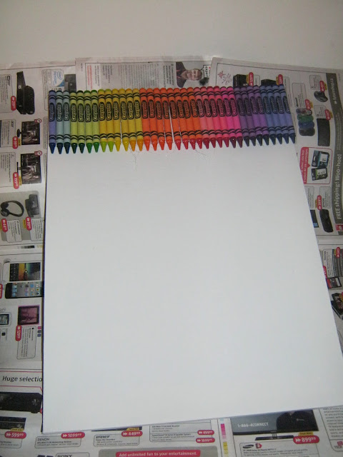 Crafty Hippie Mama: Crayon Art - How To