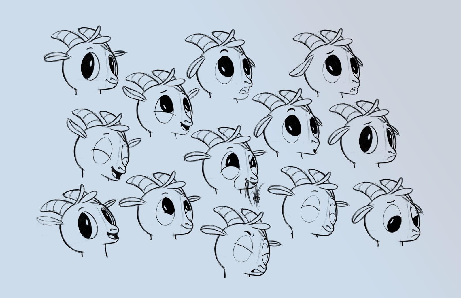 Ram's Horn: Rambo Model Sheet update and Expression Sheet