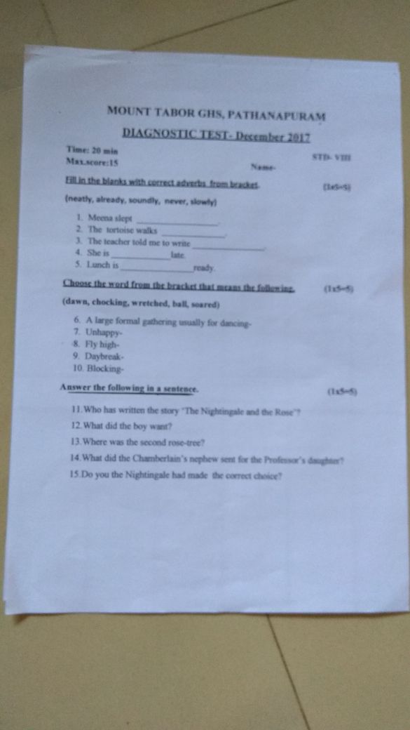 THINK FREE DIAGNOSTIC QUESTION PAPER think-free-diagnostic-question-paper