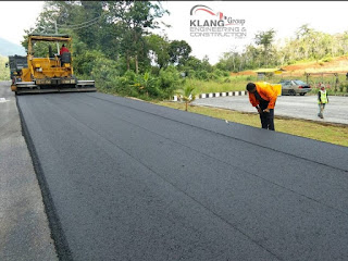 Setapak premix road works