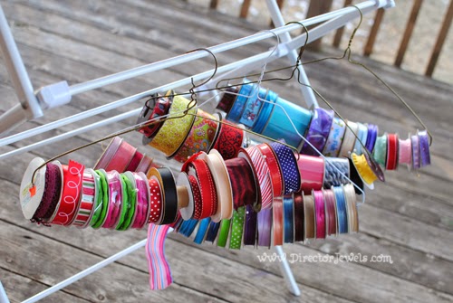 Director Jewels: Easy Ribbon Storage Solution: Wire Hangers