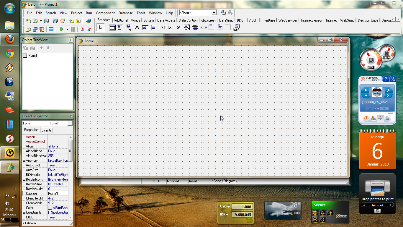 Cara Install Delphi 7 di Windows 7 | Catatan-Catatan Online
