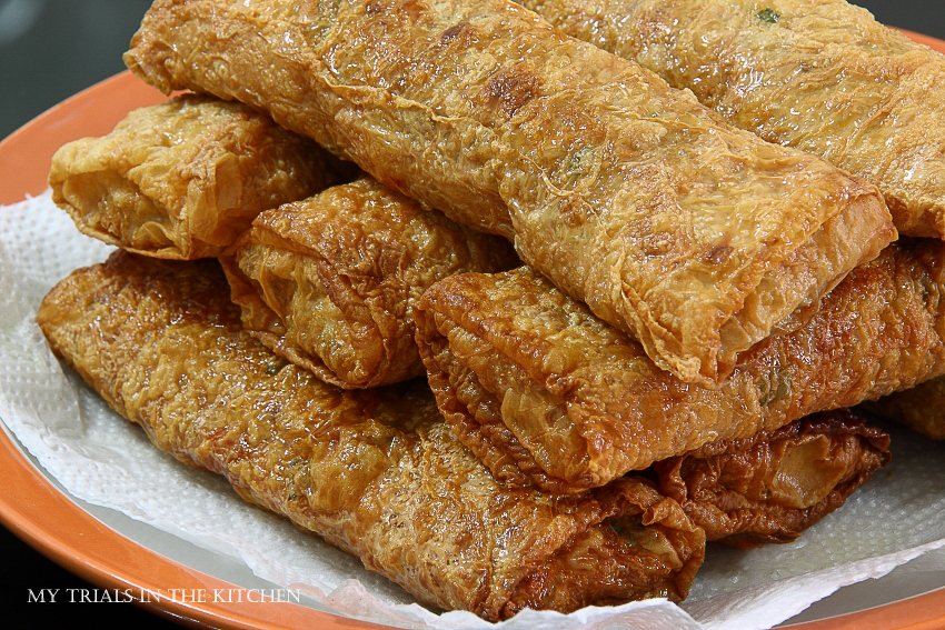 My Trials in the Kitchen: Beancurd Skin Roll (Fu Pei Guen)