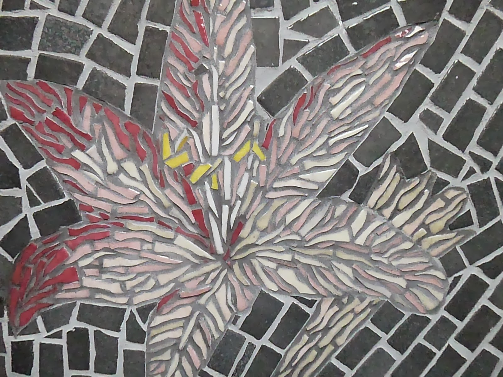 Mosaique : Mosaïques de fleurs