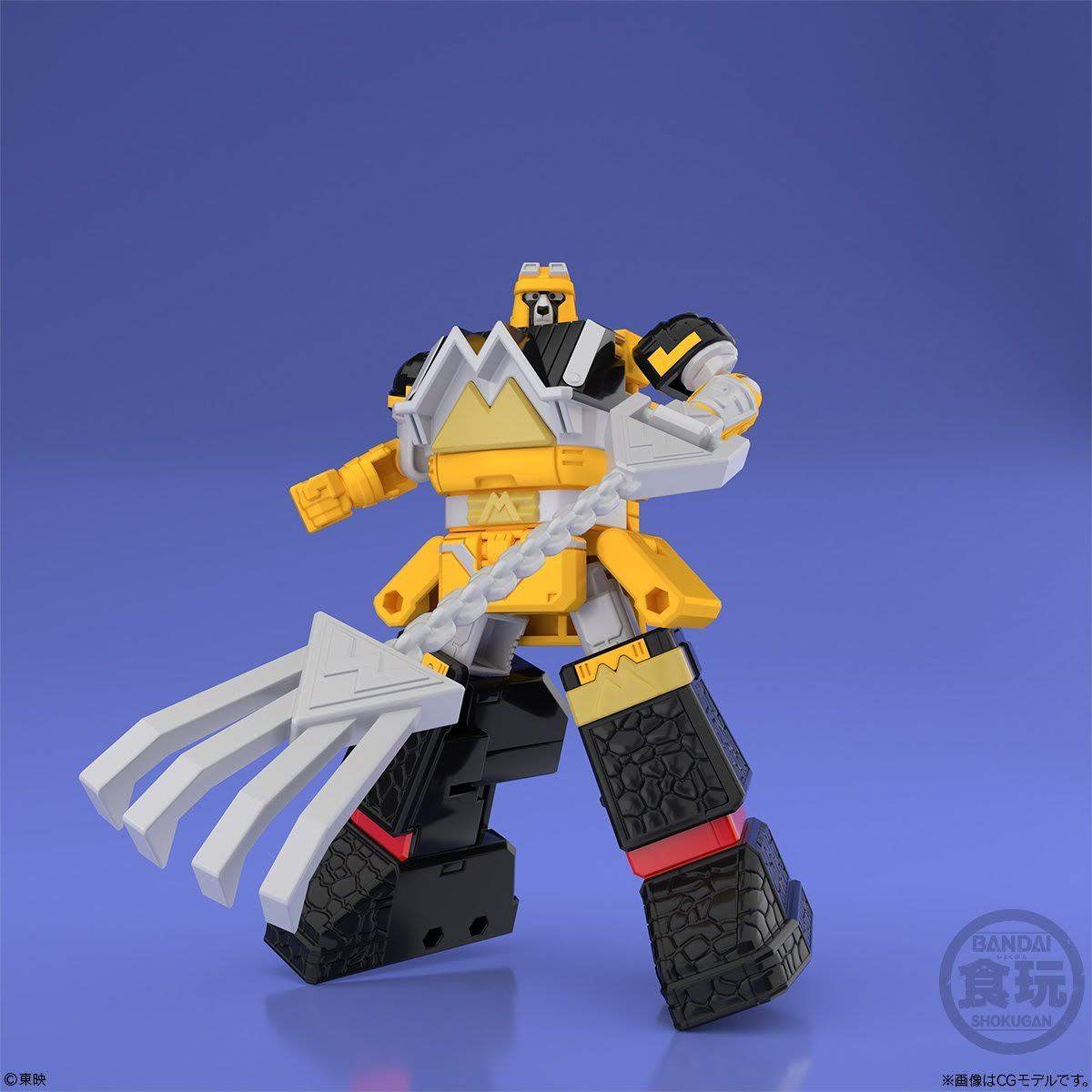 Super Sentai News: Super Mini-Pla Kakuranger Sanshinsho Mechas Official ...