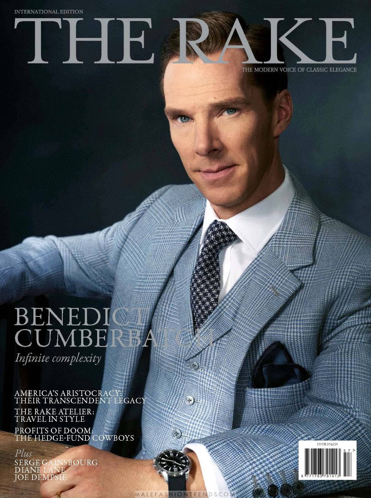 Benedict Cumberbatch para The Rake Magazine por Steve Schofield