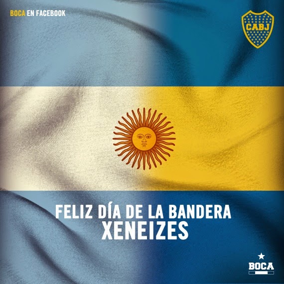 DEDICADO A BOCA JUNIORS.....: BOCA JUNIORS Y EL DÌA DE LA BANDERA