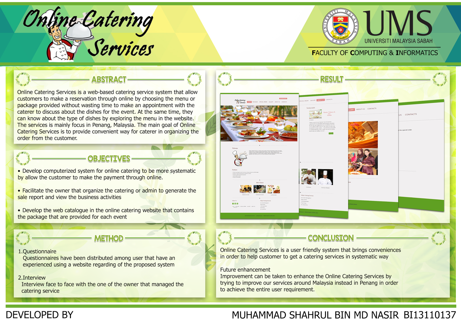Example FYP Poster