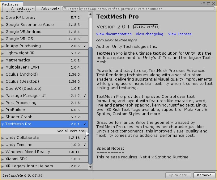 synctamの雑談日記: 様々なバージョンの TextMesh Pro でフォントを作成する手順