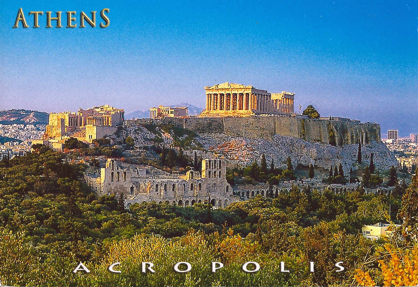 A Journey of Postcards: The Acropolis - Athens | Greece