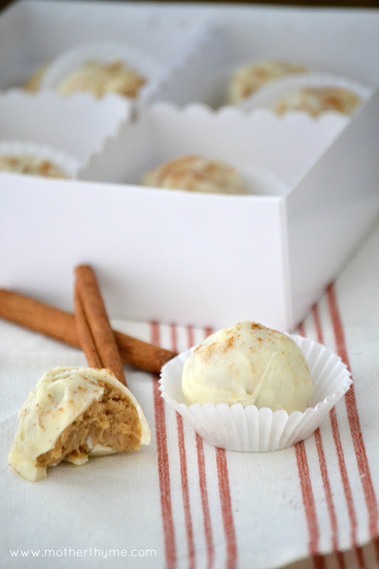 Apple Cinnamon Truffles - Mother Thyme