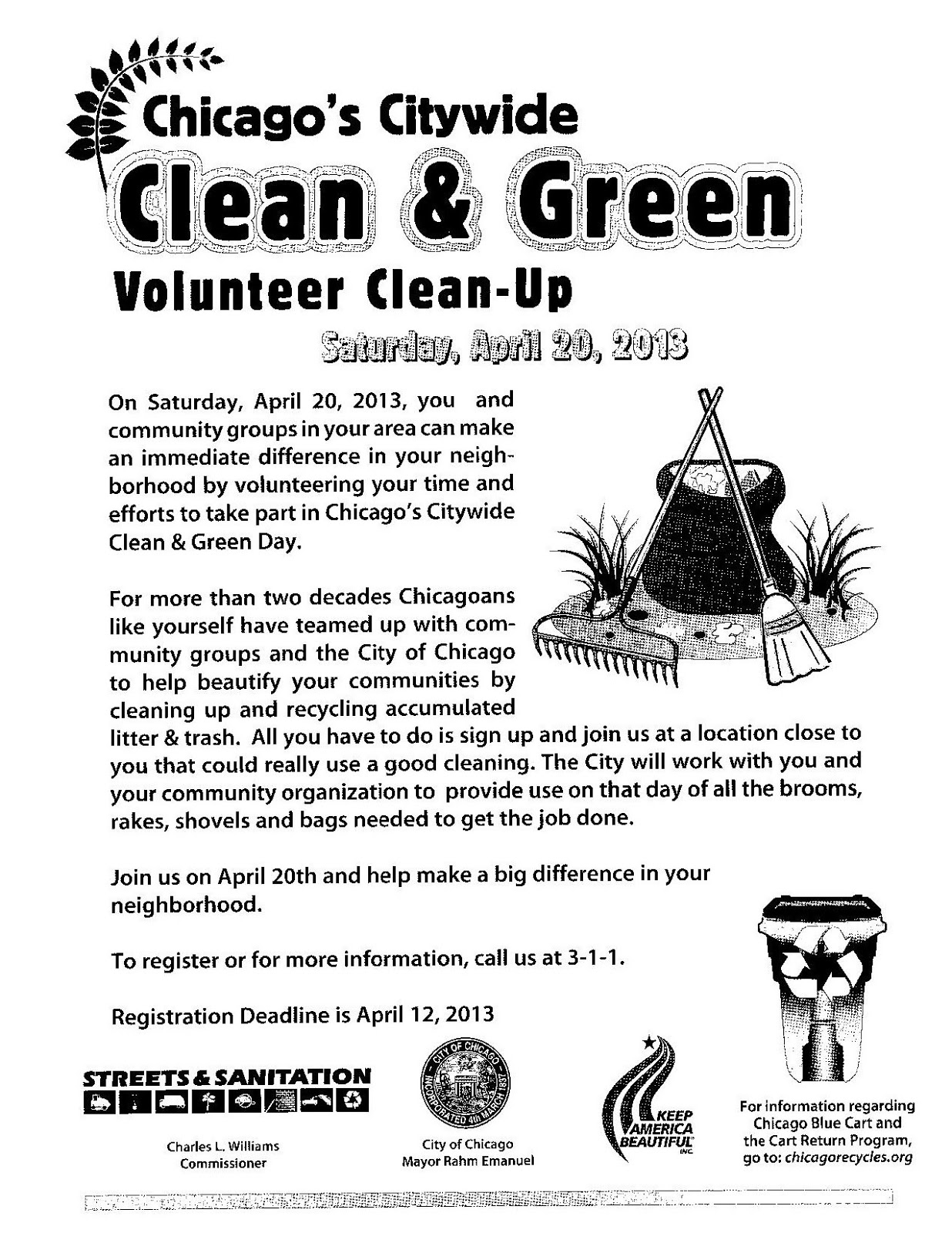 The Sixth Ward: Important Streets and Sanitation Information