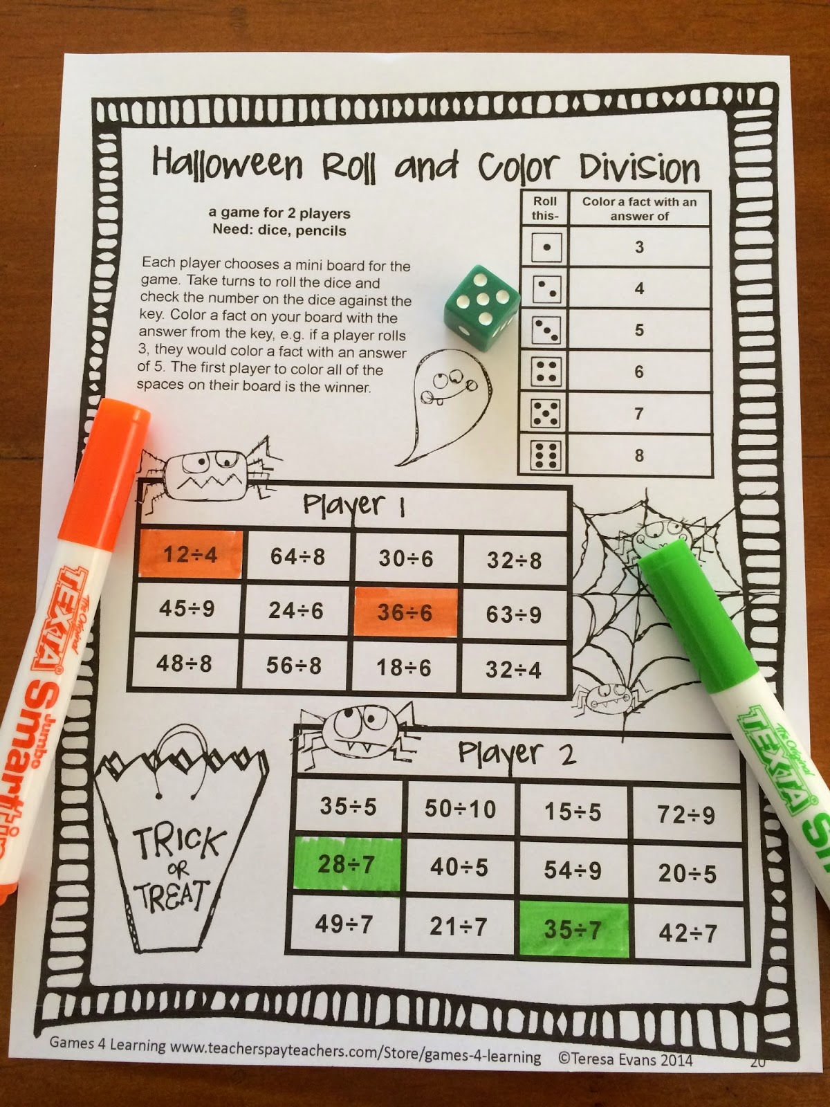 Fun Games 4 Learning: Halloween Math Fun!