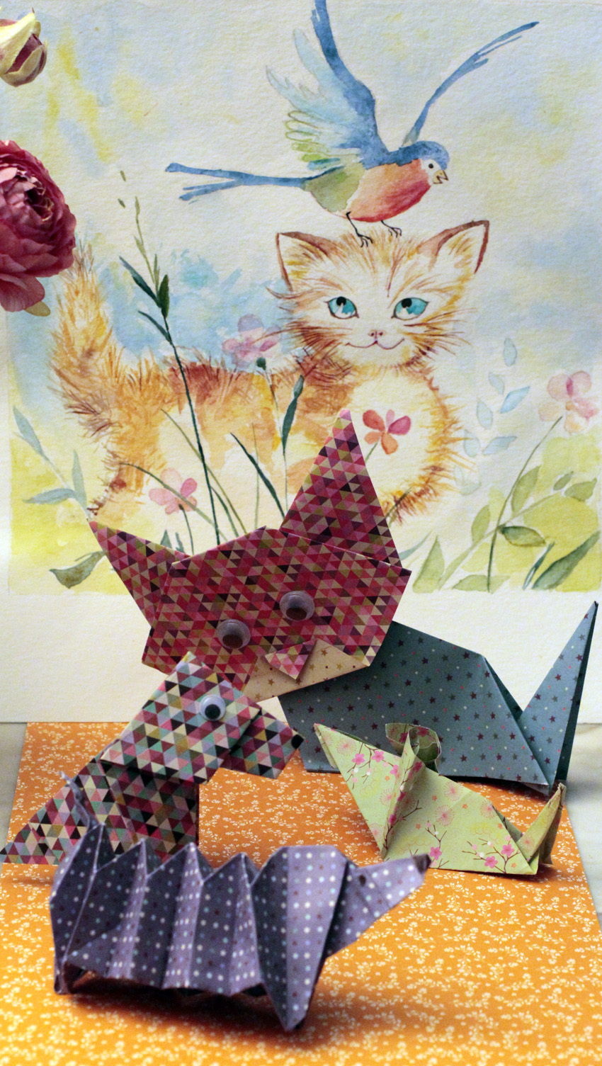 orig'ami: Chat et souris