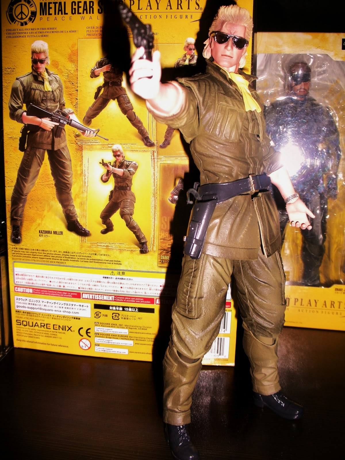 Angels and Summer: Play Arts Kai Kazuhira Miller - Metal Gear Solid ...