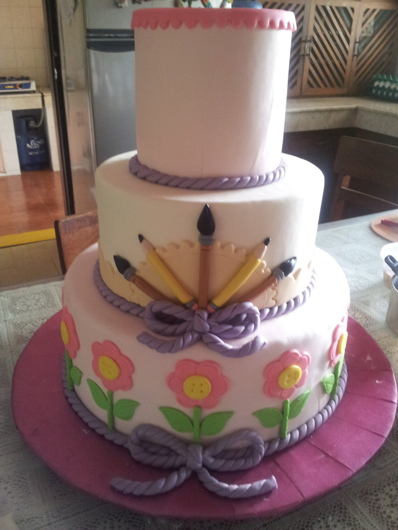 emily bakes cakes: Arts and Crafts Cake