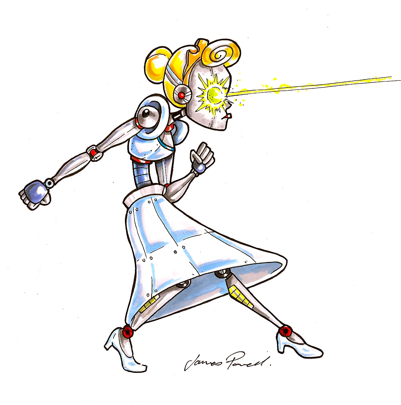 Art stuff by James P Powell: Disney Princess Robots - Cinderella-bot ...