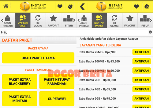 Cara Daftar Paket Extra Kuota Indosat Mentari, IM3 Lewat HP, Android ...