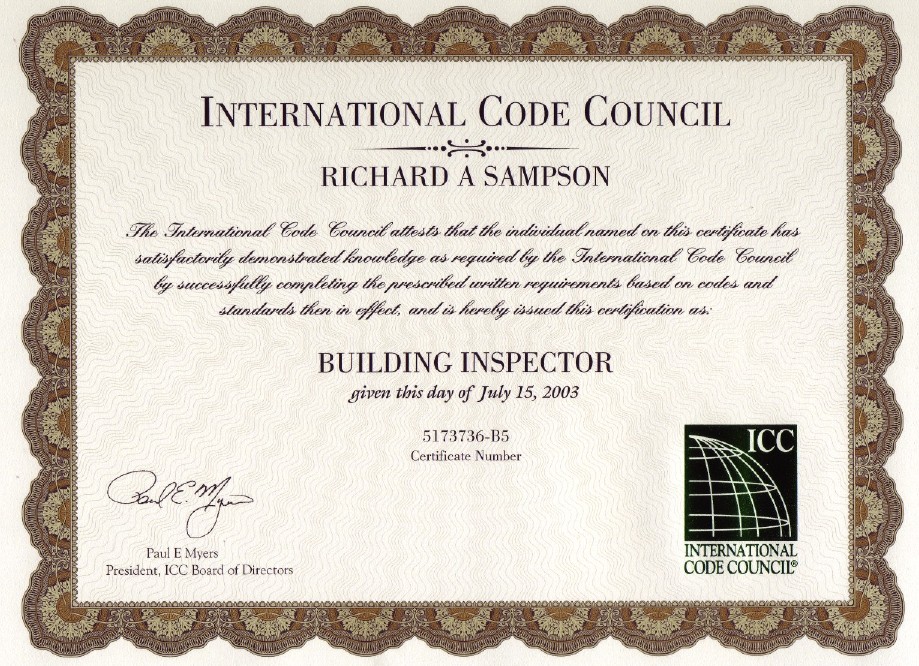 Building Inspection - Icc Building Inspector - Build Information Center