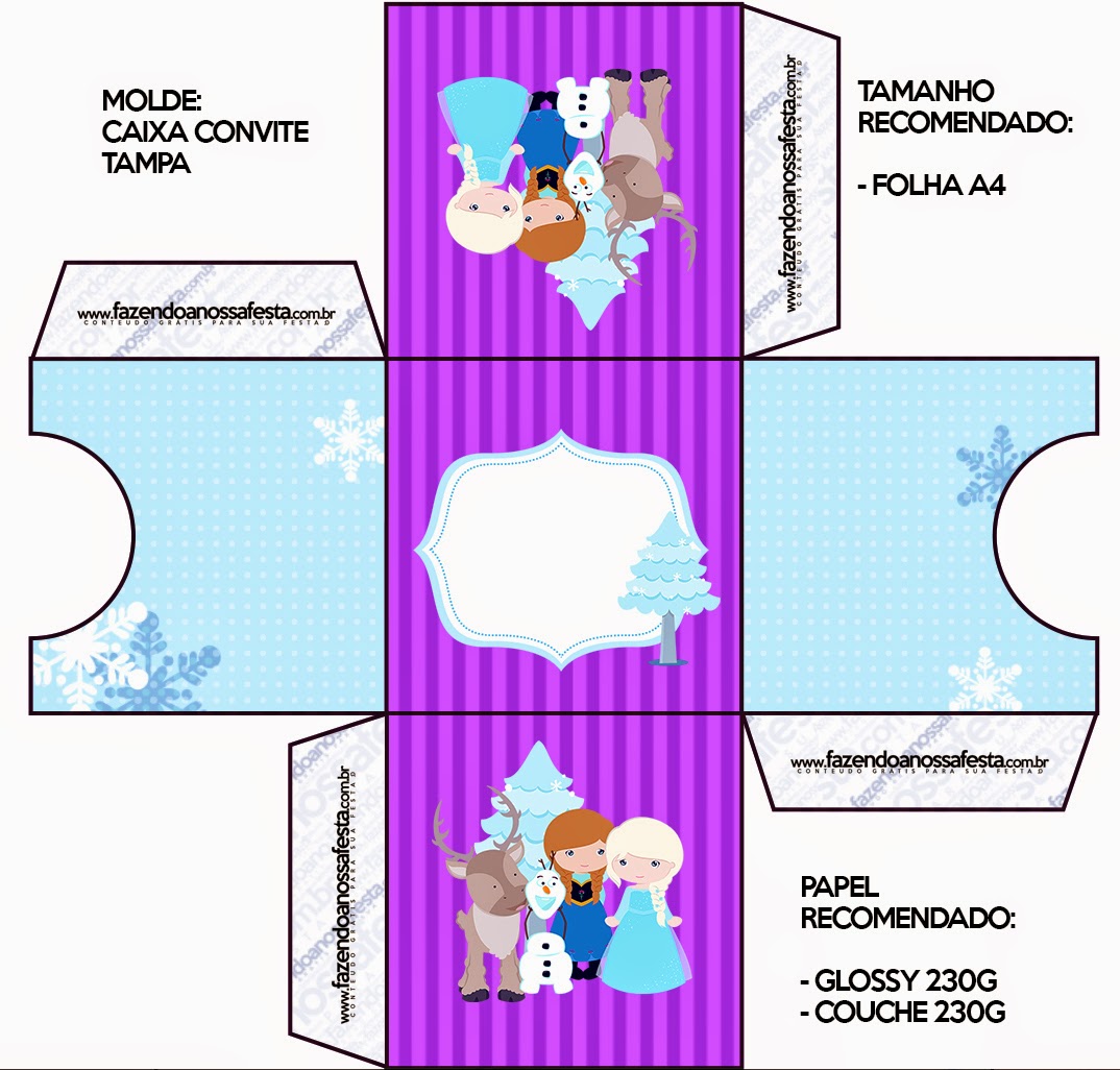 Frozen Babies in Christmas: Free Printable Boxes. - Oh My Fiesta! in ...