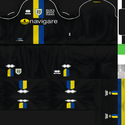 Editores de PES6: Uniforme Parma 2011/2012 by Daniel_Juve - PES 6
