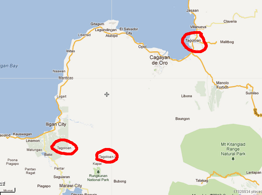 Getting Lost With Names – Tagoloan