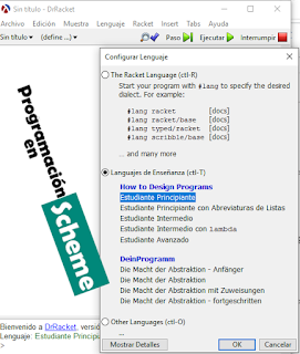 Tutorial básico de Scheme - DrRacket / principiantes