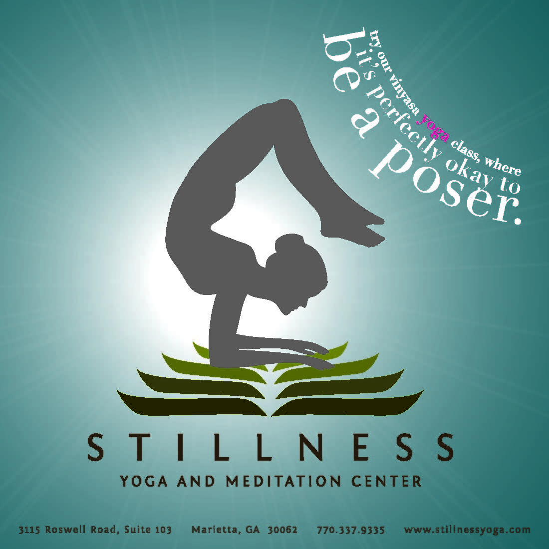 designingsteph: Stillness Yoga Ad Campaign
