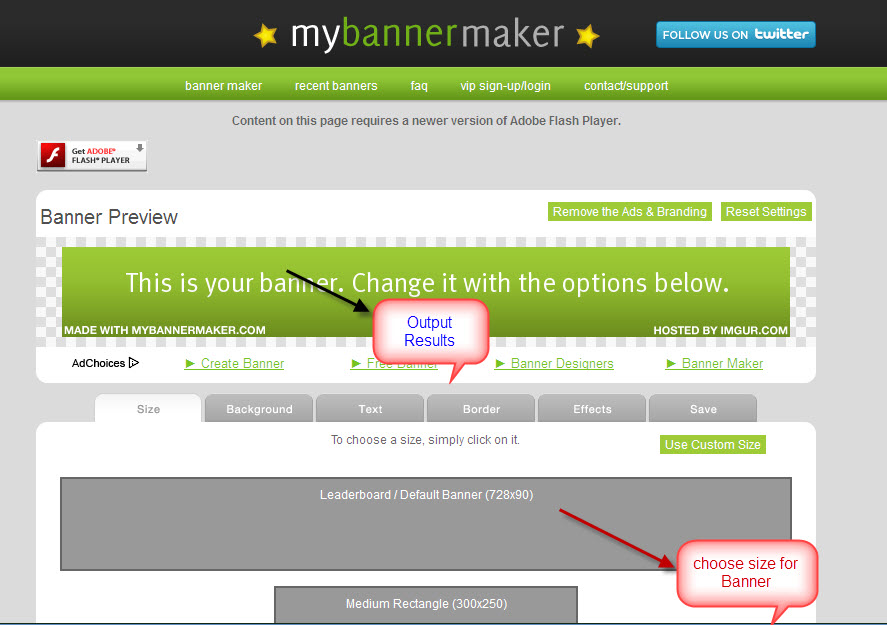 Website Goods: CREATE FREE BANNER FOR YOUR WEBSITE Mybannermaker.com