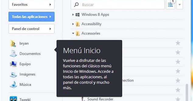 Menu de Inicio clásico para Windows 8 - CGnauta blog