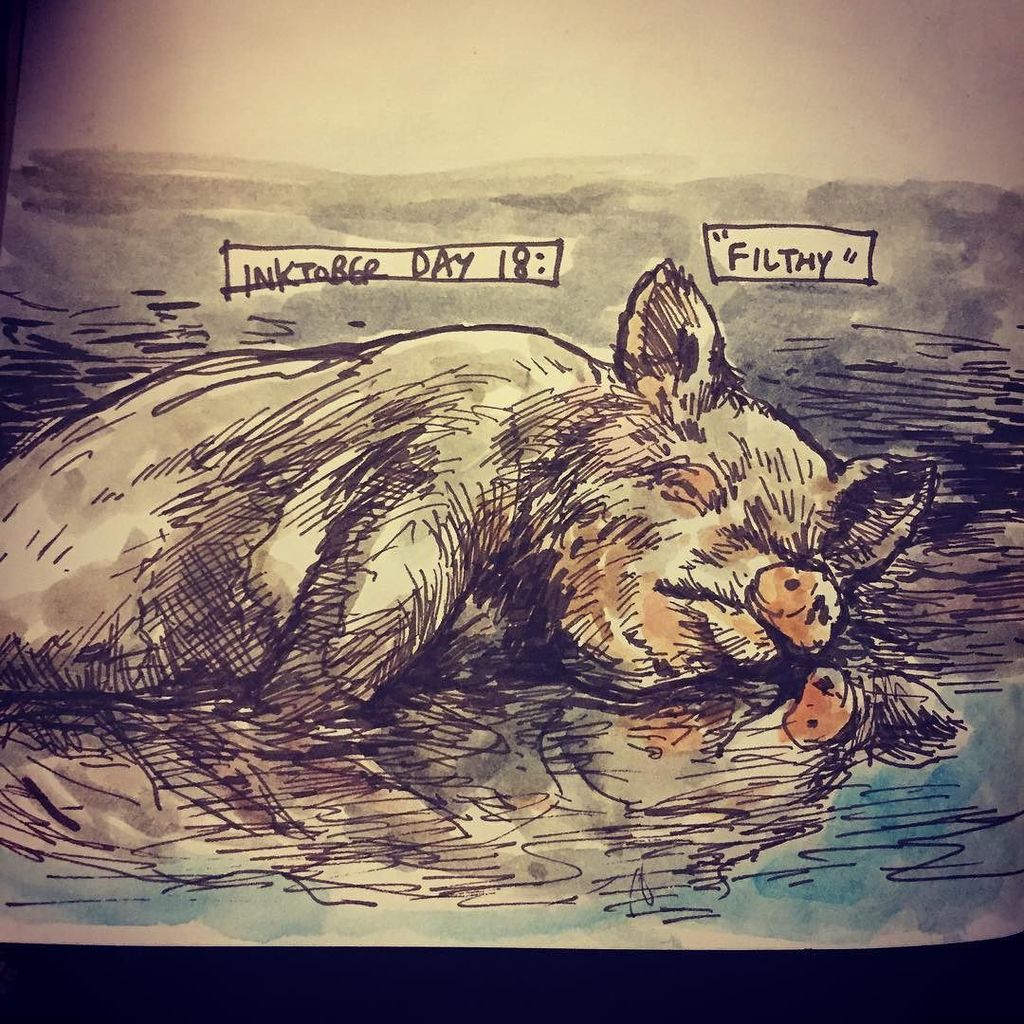 Inktober Challenge and Daily Drawing Challenge, Part 2