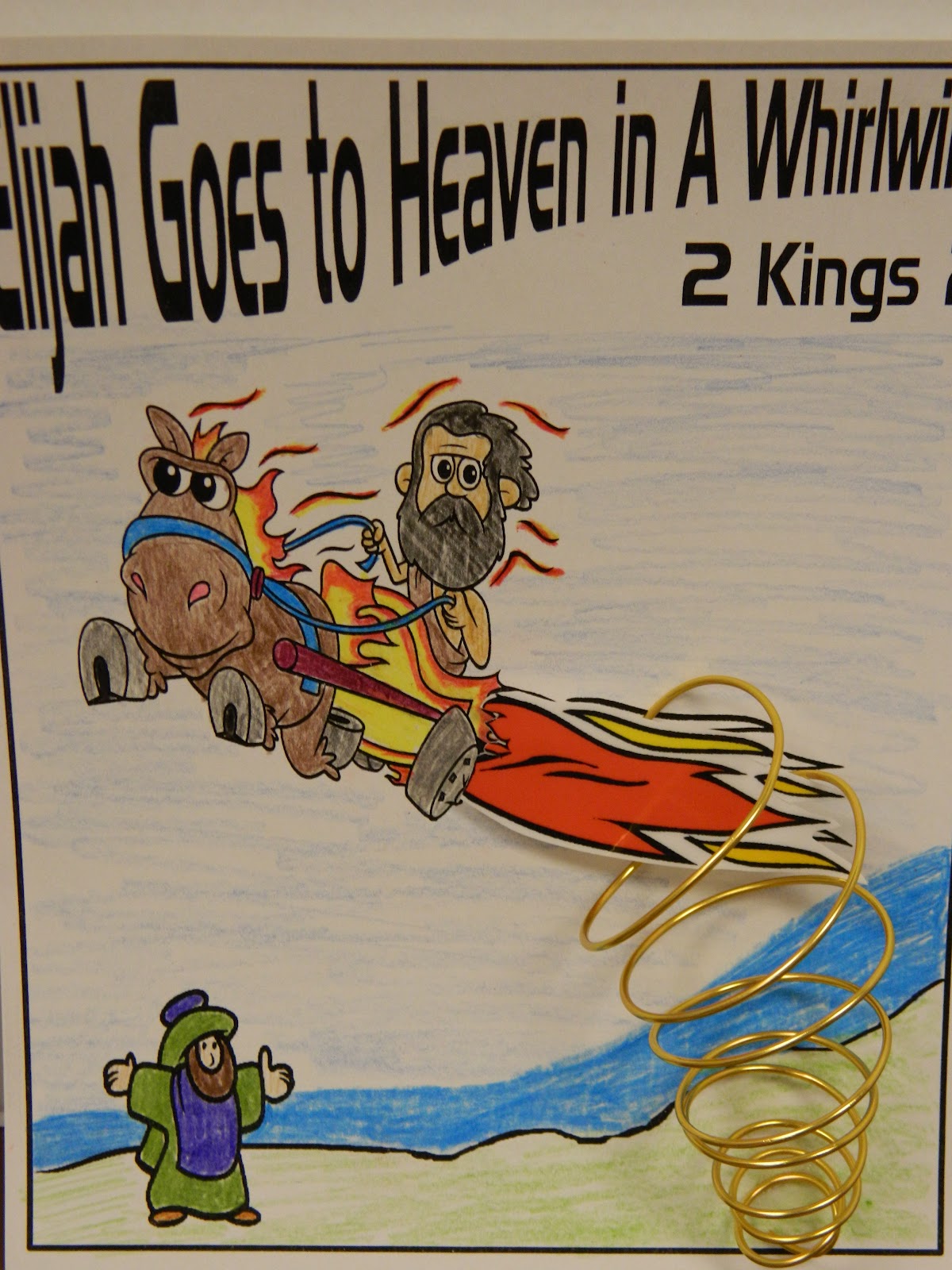 Hands On Bible Teacher: Elijah's Whirlwind Ride