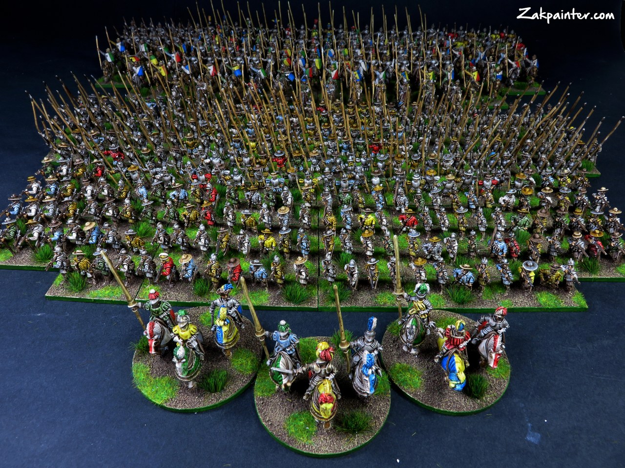 ZakGallery: Painted 15mm ITALIAN WARS army