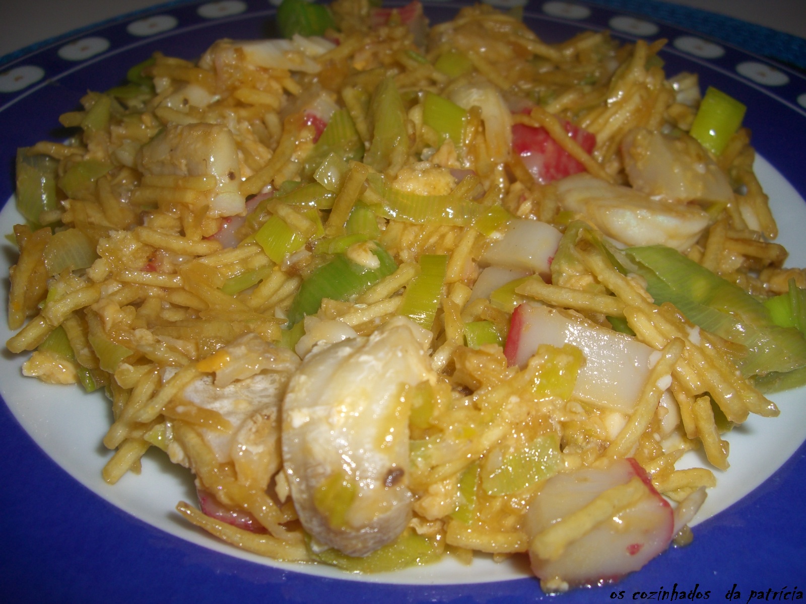 Os Cozinhados da Patrícia: Maruca á braz