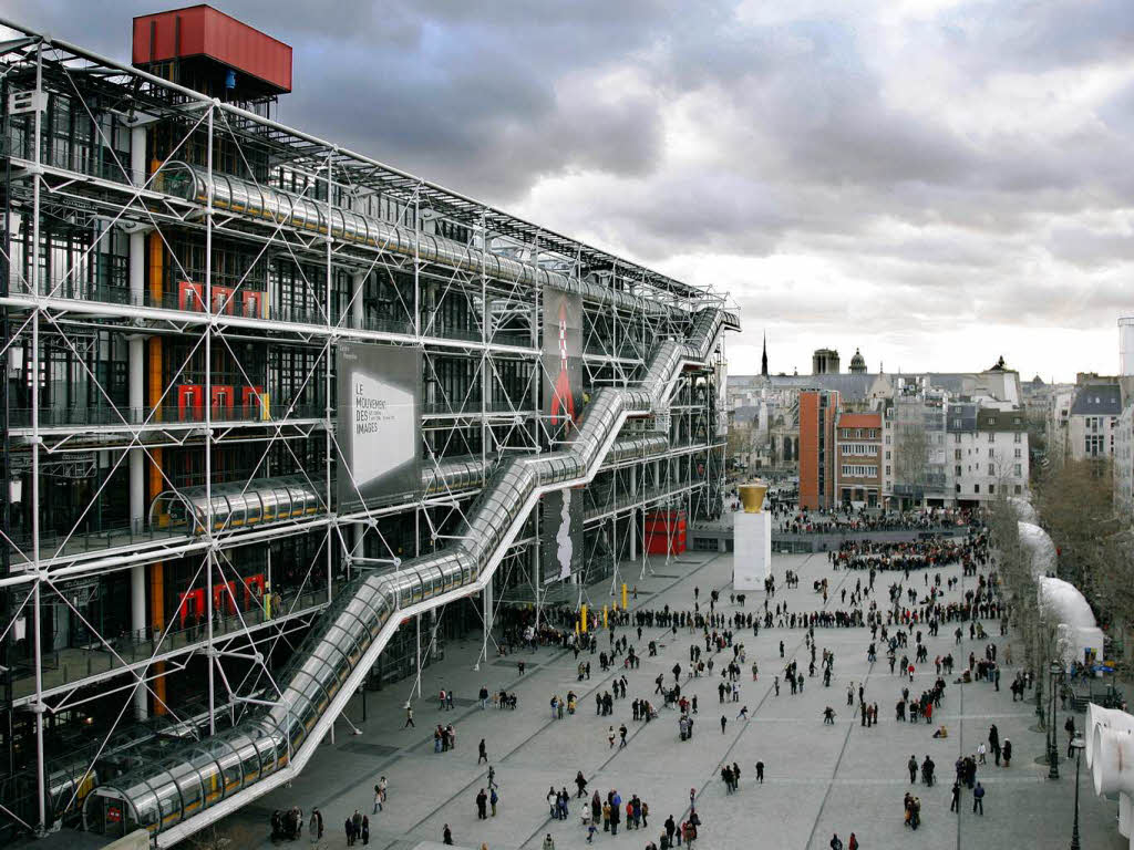 Café culture: Le Musée National d'Art moderne du Centre Pompidou
