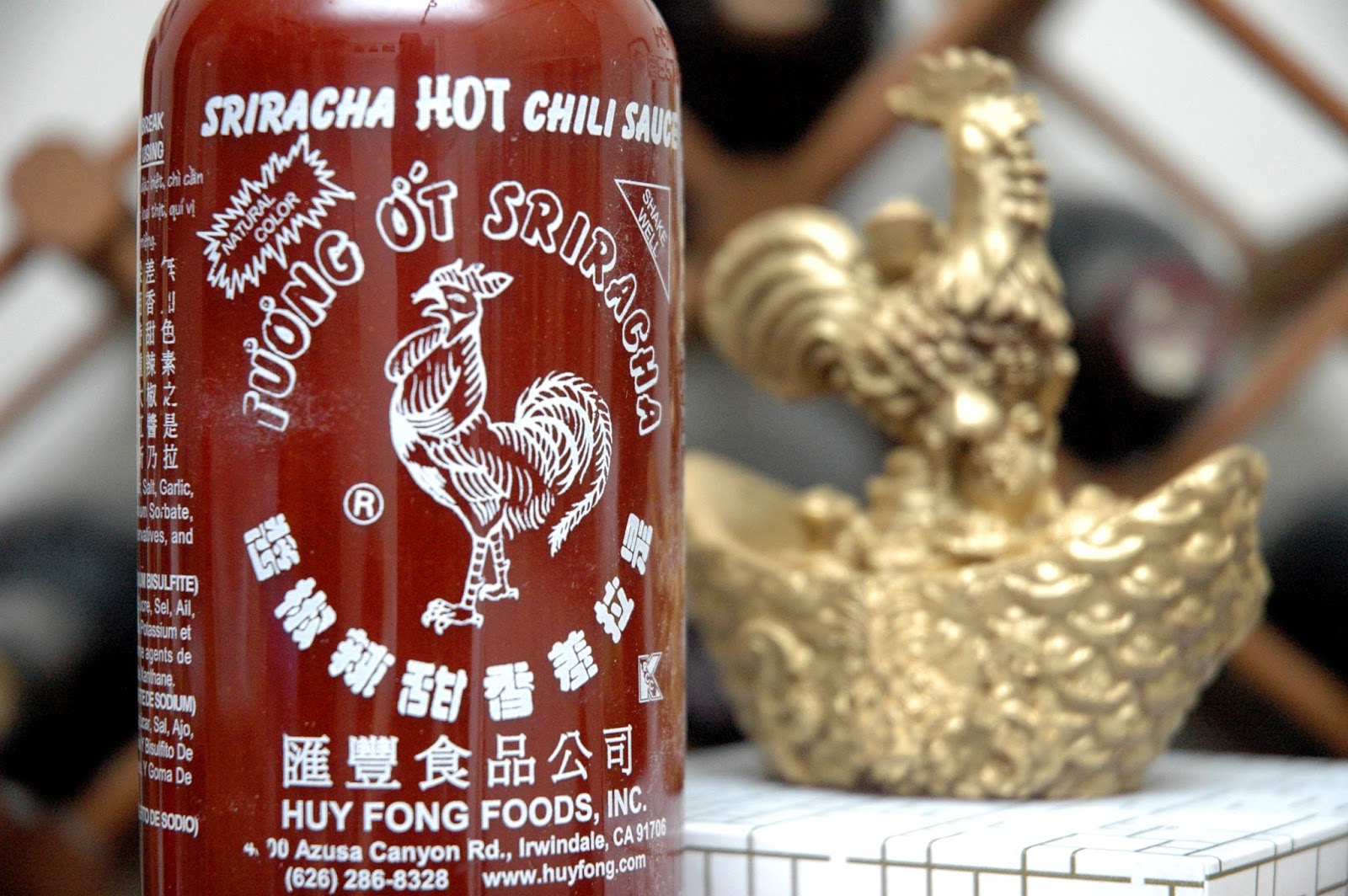 DUDE FOR FOOD: Spice Up the Year of the Fire Rooster with Sriracha
