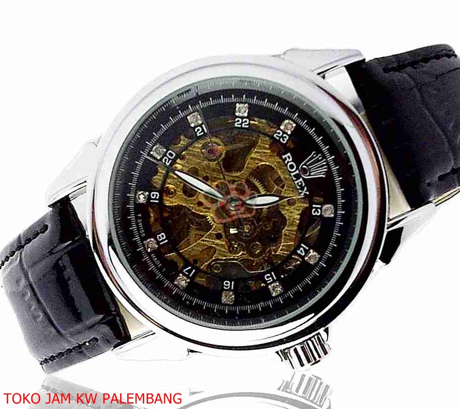 ROLEX SKELETON LEATHER P Rp. 250.000 | TOKO JAM KW PALEMBANG