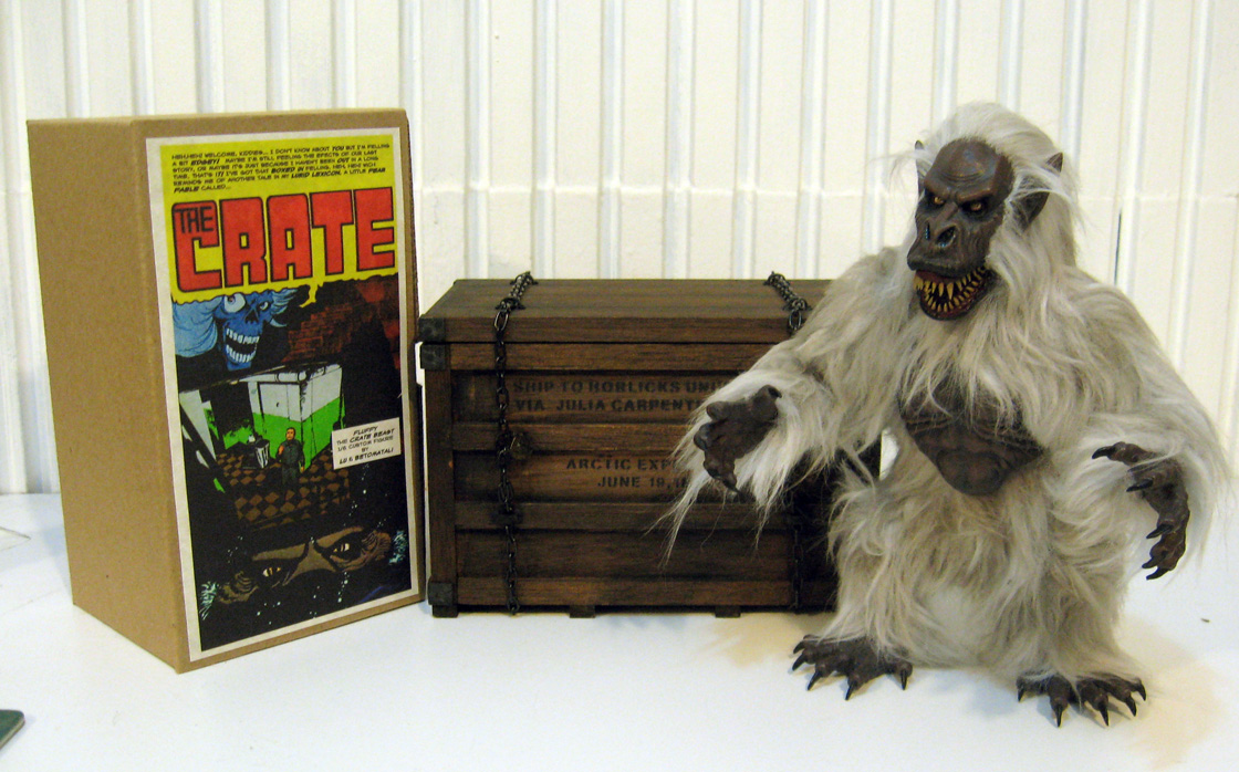 Betomatali 1/6 sculpt and paint works: Creepshow Flufy the crate beast ...