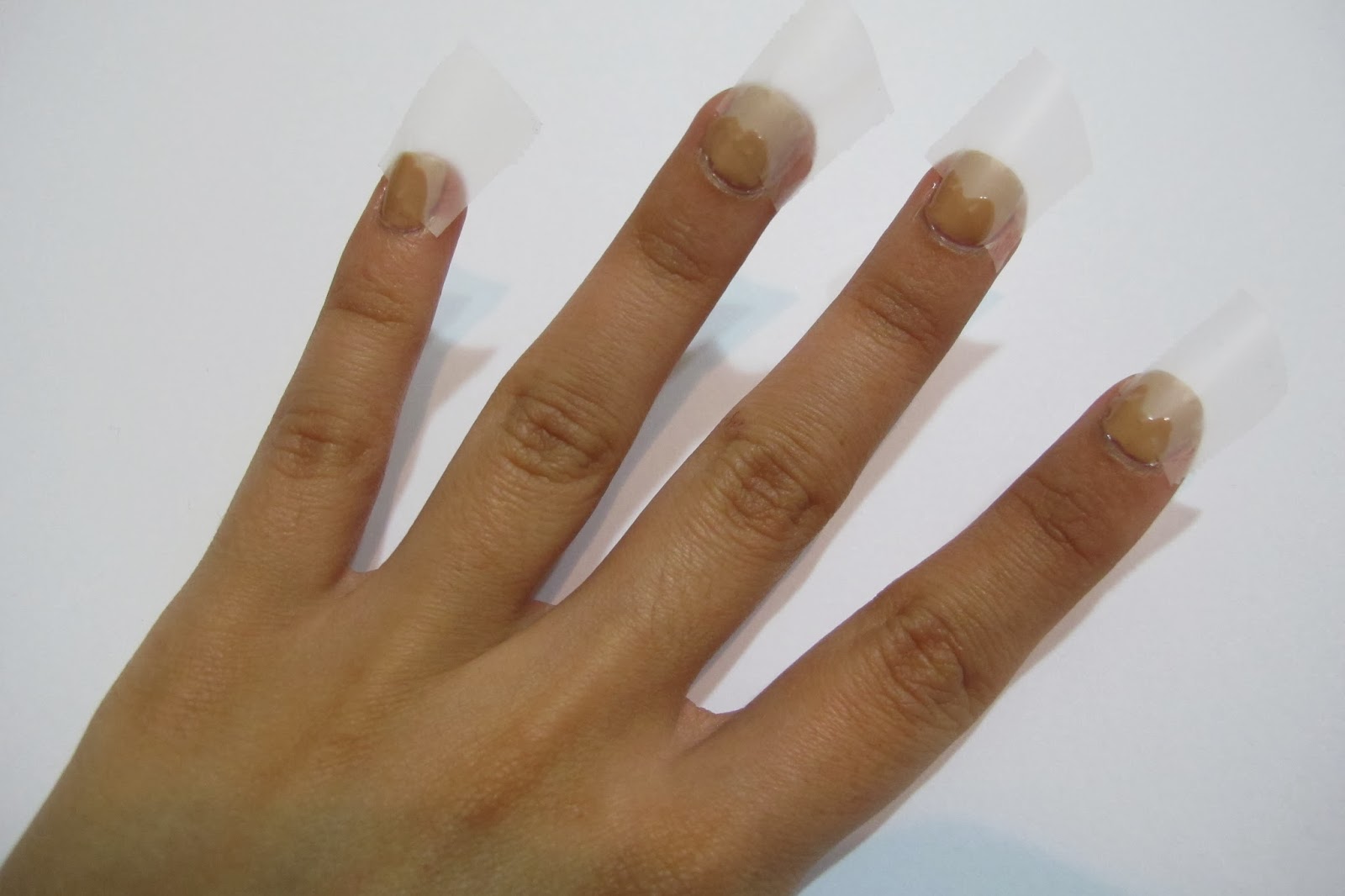 One Thousand Looks: MANI MONDAY: BROWN COLOR BLOCK NAILS