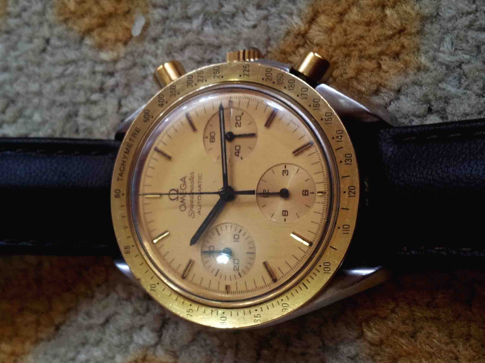 jam dan waktu: Omega Speedmaster Automatic Cal 1140