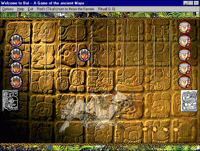 Wandering Shaman: Mayan Board Game "Bul"