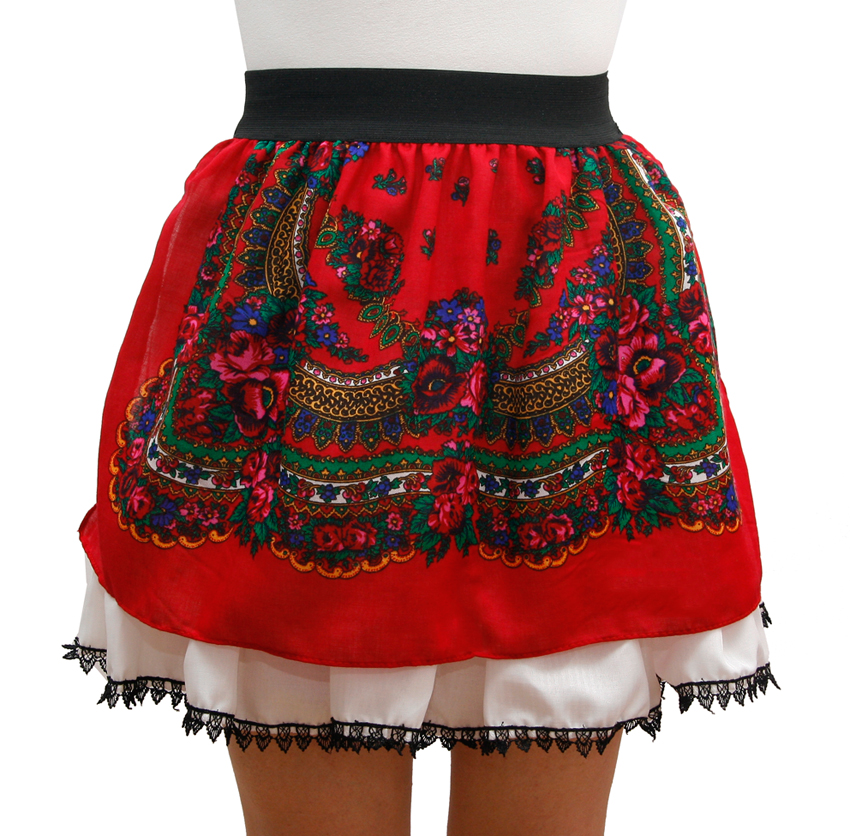 Fusta rosie gipsy - pret redus