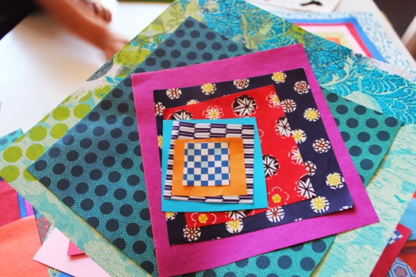scrumdilly-do!: we made a paper quilt, you can too!